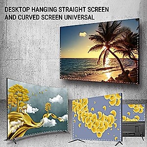 32-80Inch LCD TV Cover, Bright Colorful Dust Proof TV Screen Protector Indoor Bedroom Living Room Decoration Dust Cover/TV Cover / 40inch