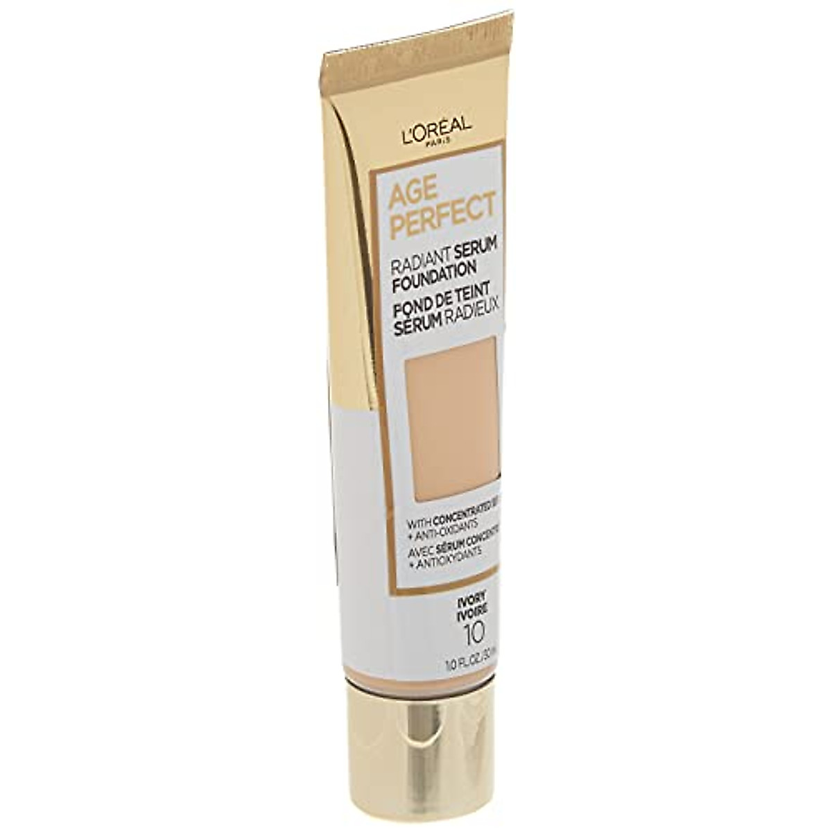 L'Oreal Paris Age Perfect Radiant Serum Foundation with SPF 50, Ivory