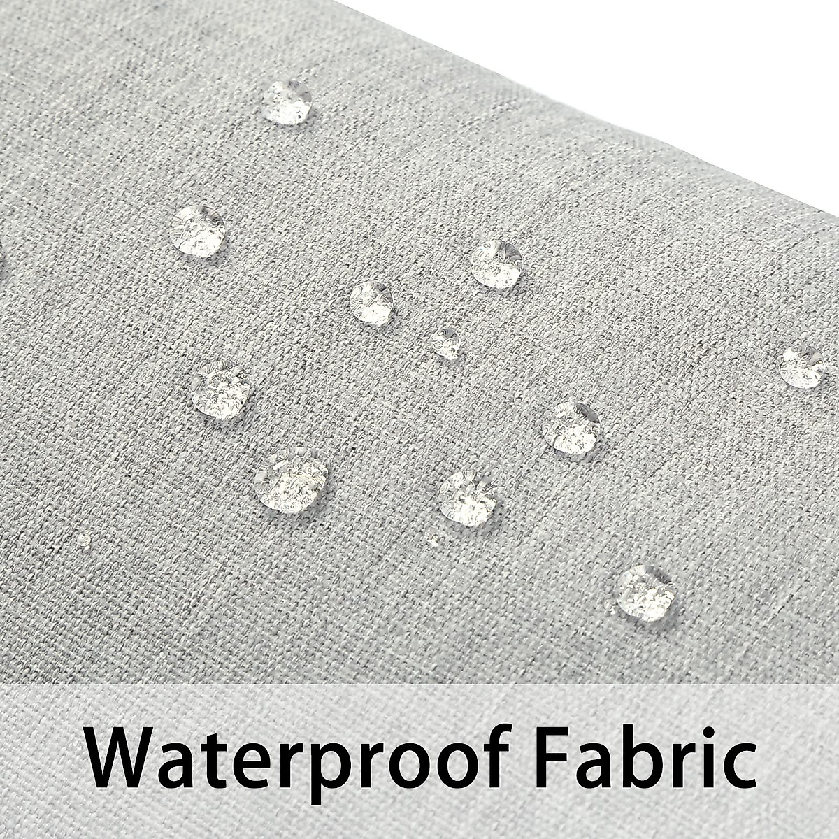 Enipate Outdoor Chaise Lounge Head Pillow, Pack of 2 Water Resistant Headrest Pillows with Elastic Band for Pool Patio Chairs