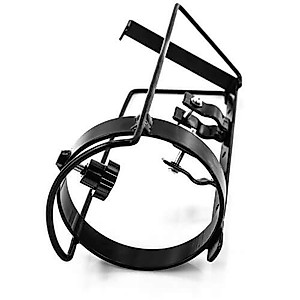 Walker Oxygen Tank Holder for Rollators & Walking Aids JO2W, Holds Single D or E Oxygen Cylinder Tanks