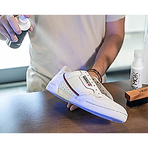 SHOE MGK Clean and Protect Kit - Shoe Care Kit for Athletic Shoes, Tennis Shoes, Sneakers, Suede Shoes, and More - Clean and Protect Your Favorite Shoes from Dirt, Grime, and Grease.