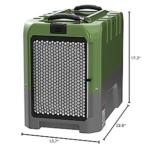 ALORAIR Smart WiFi LGR Dehumidifier with Hose, Commercial Dehumidifier with Pump, 5 Years Limited Warranty, cETL Listed, up to 180 PPD (Saturation), 85 PPD at AHAM, Flood Repair, Green