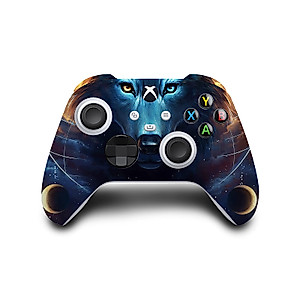 Head Case Designs Officially Licensed Jonas "JoJoesArt" Jödicke Dreamcatcher Wolf Art Mix Vinyl Sticker Gaming Skin Decal Cover Compatible With Xbox Series S Console and Controller Bundle