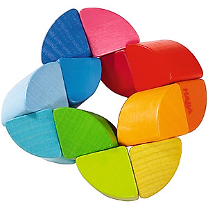 HABA Rainbow Ring Wooden Baby Fidget Toy (Made in Germany)