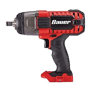 BAUER 63629 20-Volt Hypermax Lithium-Ion 1/2 Inch Impact Wrench with LED Light, Tool Only