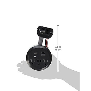 Liberty Safe Power Outlet Kit for Interior Safe Accessories with USB and Ethernet for Dehumidifiers and Lights