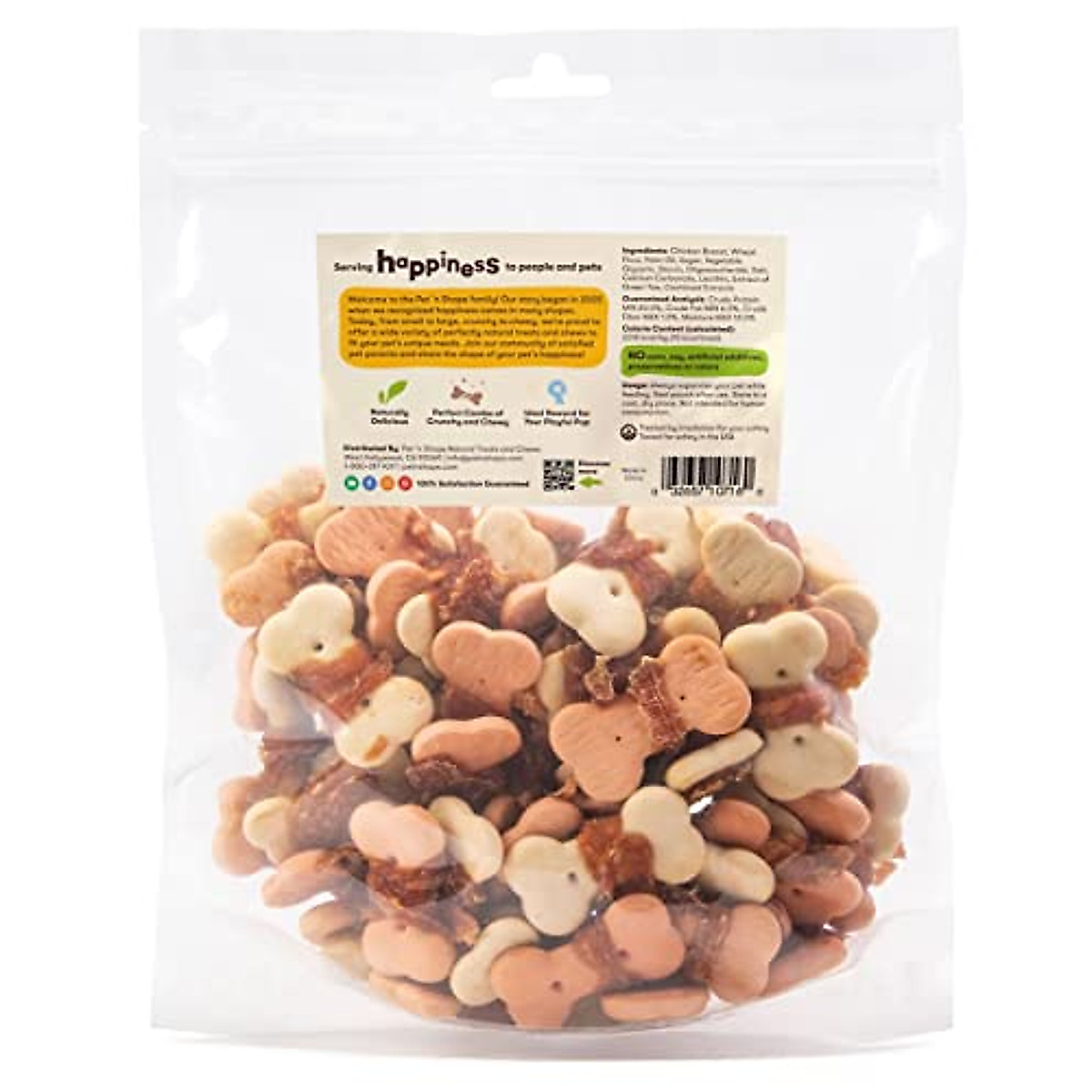 Pet 'n Shape Chik 'n Wrapped Biscuits – Jerky Dog Treats - 1 Pound