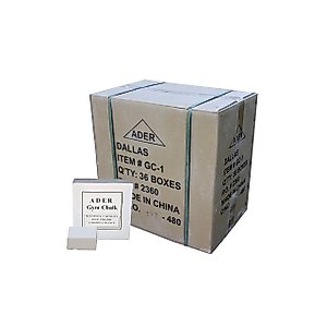 Ader Rock Climbing Chalk 36 Lbs (288 of 2 Oz Blocks)
