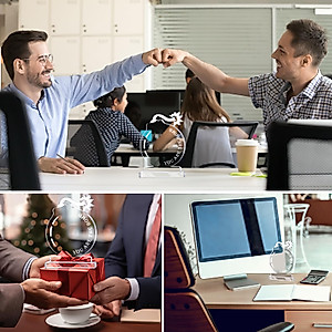 Maitys Thank You Gift Employee Inspirational Acrylic Sign Prizes Christmas Appreciation Gift National Boss Day Gift Medical Assistant Gift Keepsake for Nurse Women Teacher Team Volunteer(Bomb)