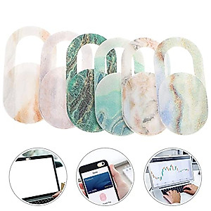 SOLUSTRE 6pcs Lens Cover Webcam Cover Webcam Slide Cover Tablet Laptop - Cover Lenses Phone Cover Webcam Privacy Lens Protector Phablet Abs Slider Computer Blocker