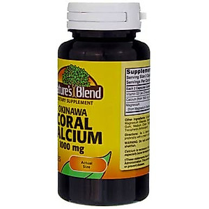 Nature's Blend Okinawa Coral Calcium 1,000 mg 60 Caps
