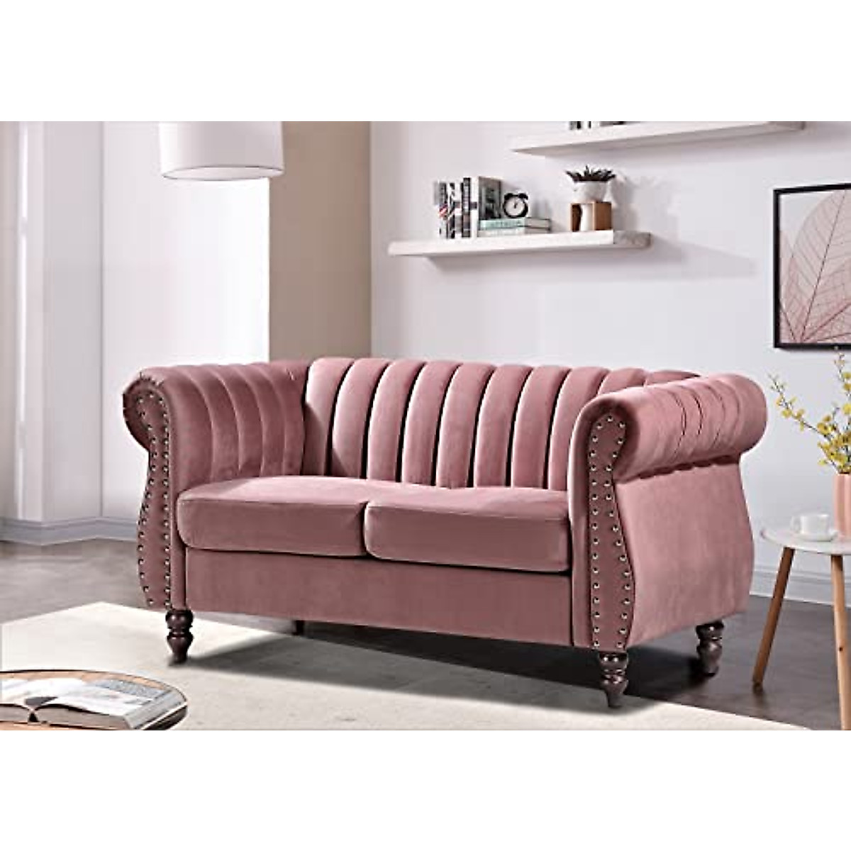 US Pride Furniture S5648-LV Sofas, Rose