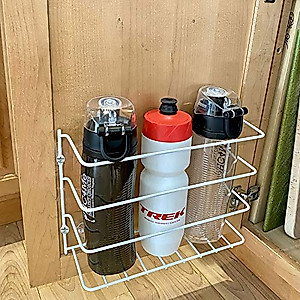 Evelots Cutting Board/Wrap/Foil/Wax Paper Storage Rack-Wall/Door Mount-White