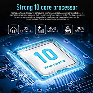 BLACKCYBER MI13 Pro 5G Unlocked Cellphone Android Smartphone, 6.7'' FHD LCD Display Screen, 8MP+16MP Camera, 4000mAh Long Battery Life, Dual Sim Card (8GB+128GB, Green)