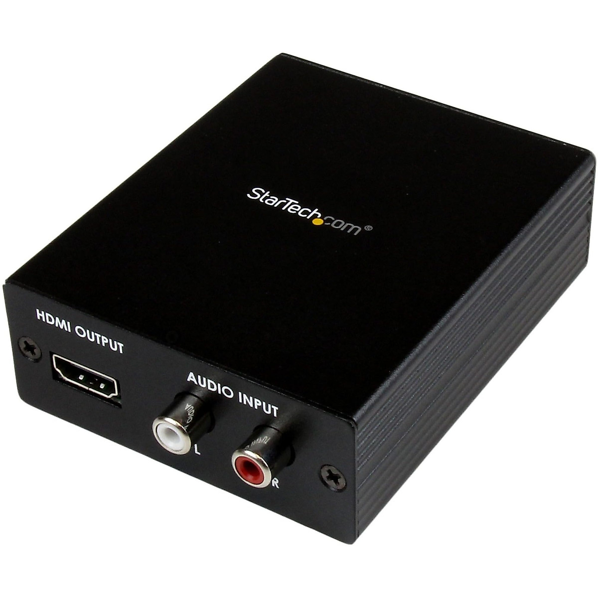StarTech.com Component (YPbPr) / VGA to HDMI Converter with Audio - PC to HDMI - Resolutions up to 1080p (HDTV) and 1920 x 1200 (PC) (VGA2HD2) Black