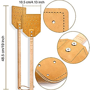 YoungJoy Leather Head 19 Inch Heavy Duty with Long Handle, Double Sided, Flexible and Durable