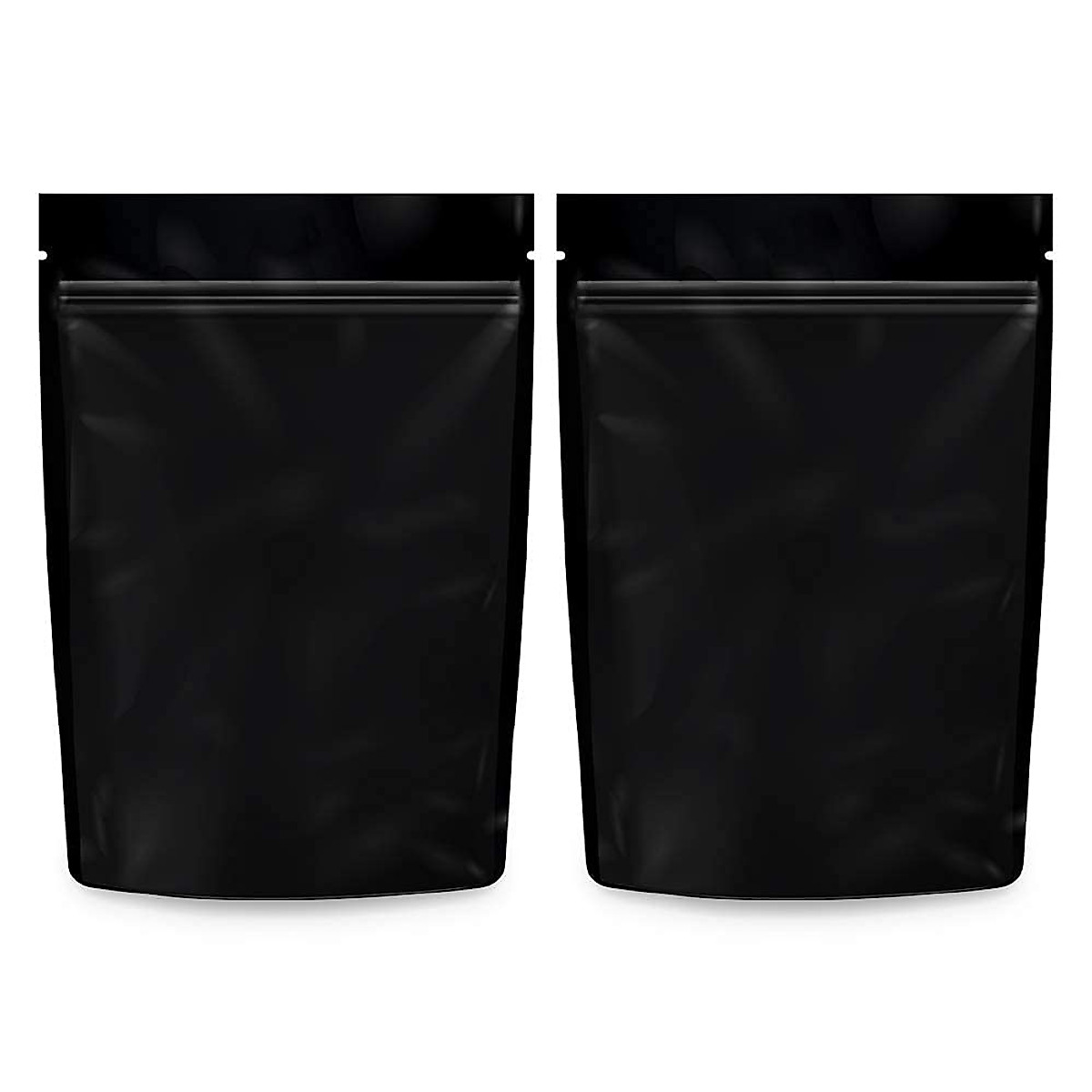 Loud Lock Mylar Bags Smell Proof -1000 Count (Black, 1/8 Ounce 5.25"x3.75") - 6mil Thickness Packaging Bags - Mylar Bags For Food Storage - Resealable Bags