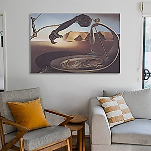 Surrealism Oil Painting Poster Salvador Dali The Sublime Moment Decorative Poster Home Decor Poster Wall Art Hanging Picture Print Bedroom Decorative Painting Posters Room Aesthetic 20x30inch(50x75cm)