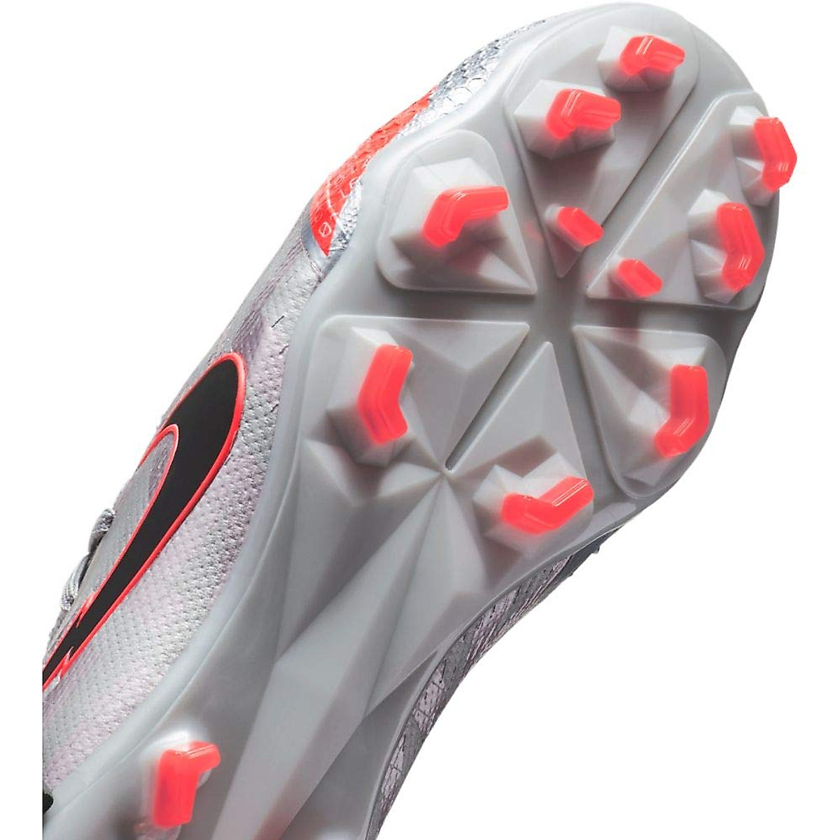 Nike JR Phantom Venom Elite FG - Grey-Red 4.5