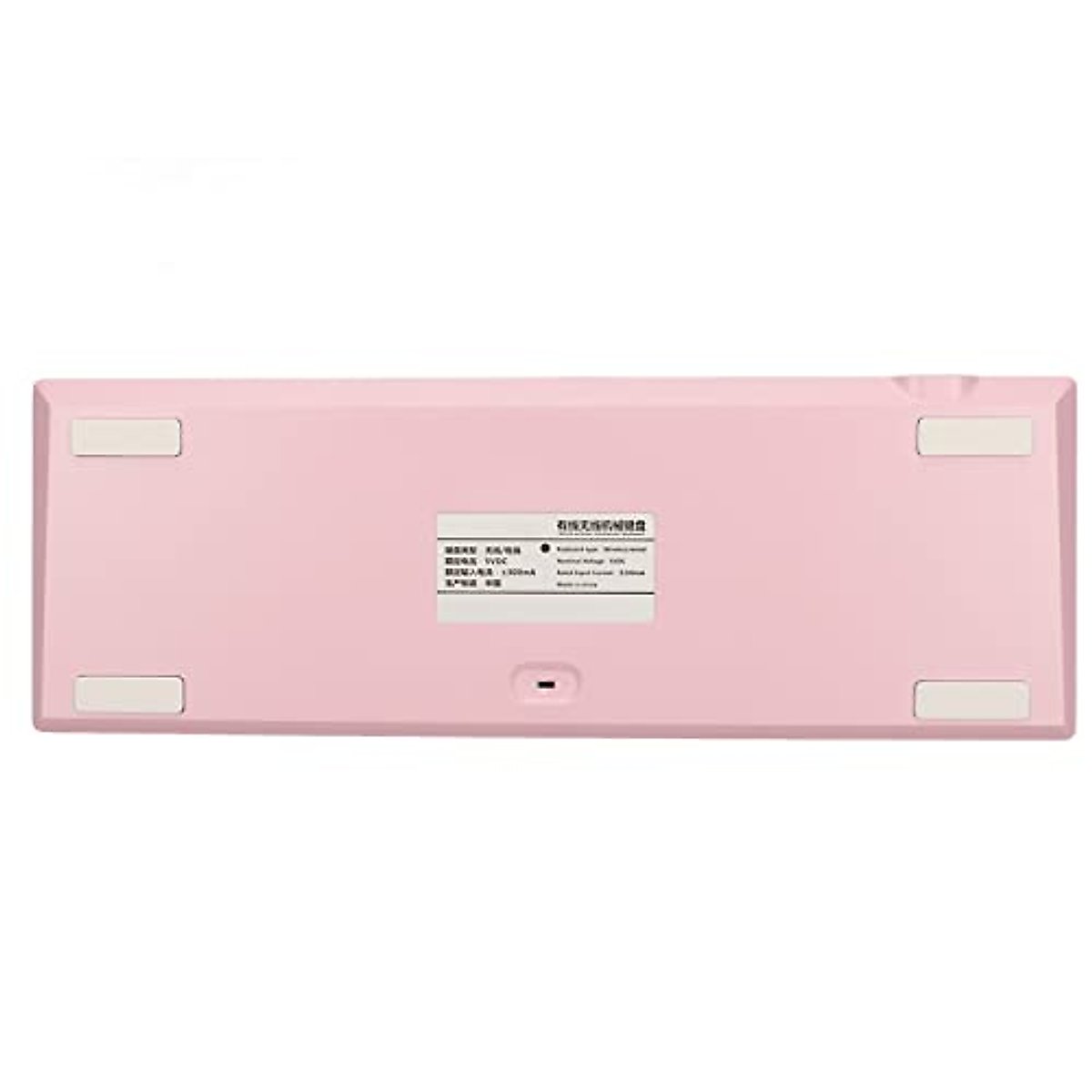 Naroote Modular Mechanical Gaming Keyboard, Wide Compatibility 61 Keys Mechanical Keyboard DIY Kit with ABS Shell RGB (Pink)