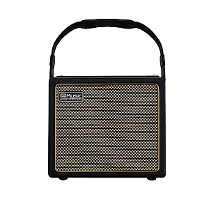 Acoustic Guitar Amplifier, 30 Watt Bluetooth Speaker Rechargeable Portable Acoustic Guitar Amp with Reverb Chorus Effect,3 Inputs, Black