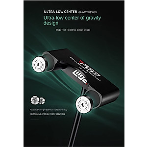 Golf Club Putter Standing Putter Low Center of Gravity with Sight Line Right Handed Men Women Golf Putters with Crosshair (Black)