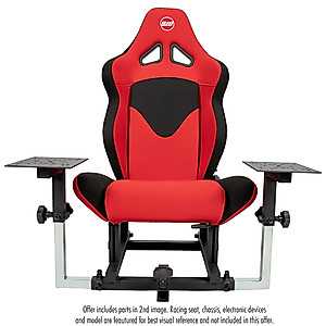 OpenWheeler | Configuration 1 | Flight Simulator HOTAS Add-on Kit. Fits Thrustmaster T.Flight One / 4, T16000M, Airbus, Logitech X56, X52, X52Pro, VKB Gladiator, CH Products, Hori