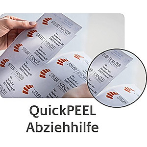 Avery Zweckform 6170 Labels 64 x 36 mm Quick-Peel 25 Sheets