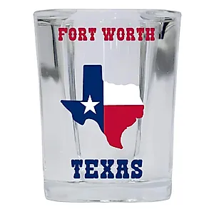 Fort Worth Texas Square Shot Glass
