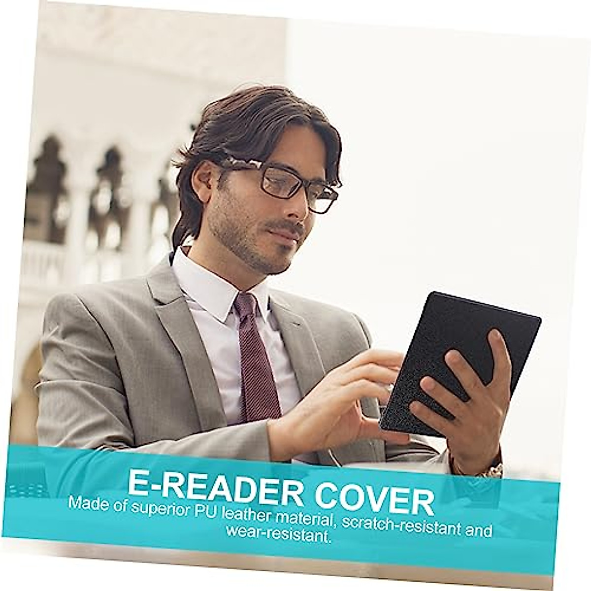 UKCOCO Tablet Case ebook Leather case ebook case ebook Leather Sleeves ebook Leather Cover ebook Cover auto Wake case Ultra-Thin Leather Cover e-Book case Protection Cap Reader pu Leather