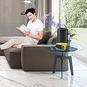 LED Portable Mini Projector Household HD 1080P Projector U Disk Plug-in Card, Home HD Projector for Office, Perfect for Gift