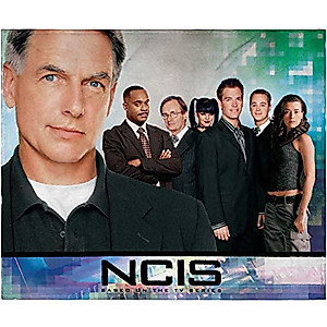INTIMO NCIS Cast TV Series Super Soft Plush Fleece Throw Blanket 50" x 60" (127cm x152cm)