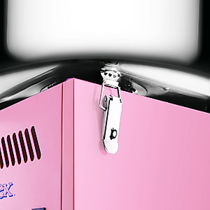 Cotton Candy Machine – 1000W Vortex Floss Maker with Stainless-Steel Pan - Uses Sugar or Hard Candy for Party Treat by Great Northern Popcorn (Pink)