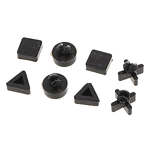 New 8 Pcs Non-Slip Silicone Rubber Bottom Feet Pad Set Part Replacement for PS4 Pro Game Console