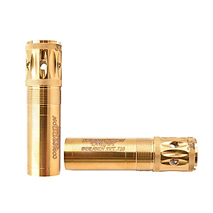 Carlsons Choke Tubes 12 Gauge Compatible for Beretta Benelli Mobil [ Skeet | 0.720 Diameter ] Stainless Steel | Gold Competition Target Ported Sporting Clays Choke Tube | Made in USA