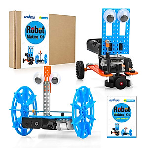 OSOYOO Robot Making Kit for Kids | Builds Two Science DIY STEM Set | Electrical Experiments for Boys Girls | Step by Step Kid Friendly Manual | Balance Car,Obstacle Avoidance car (2 kit)