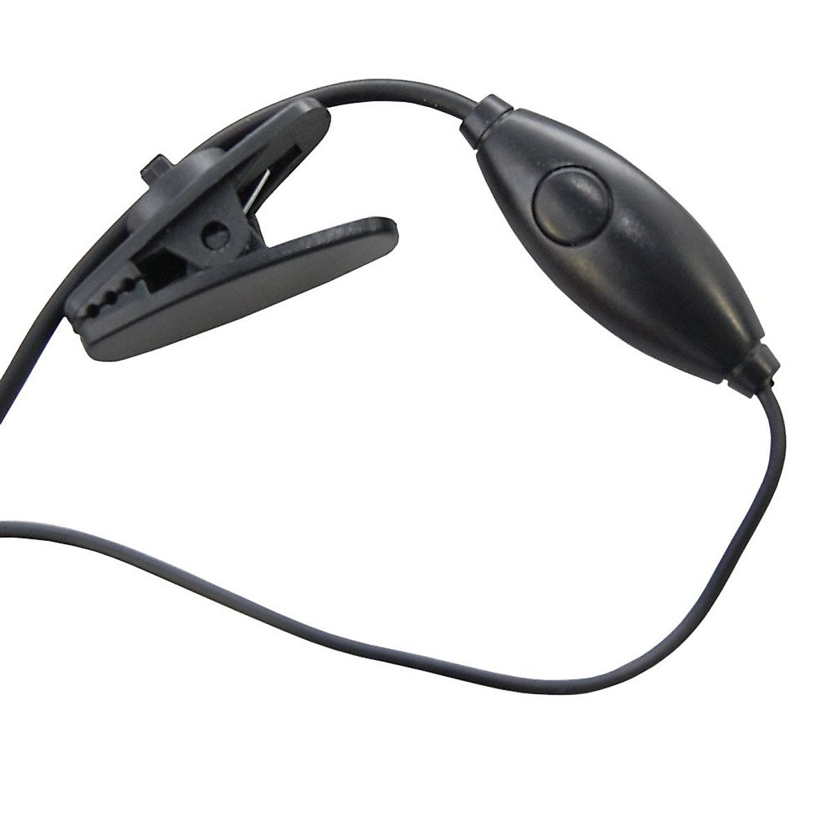 HQRP 2-Pin External Ear Loop Headset w/PTT Microphone Compatible with Motorola RDV-5100, RDV-2020, RDU-2020, RDU-2080D, RDU-4100, RDU-4160D, RDV-2080D, RDV-5100 Sun Meter