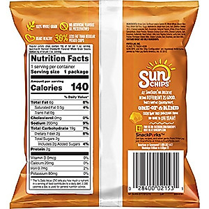 SunChips Multigrain Snacks, Variety Pack, 1 Ounce (Pack of 40)