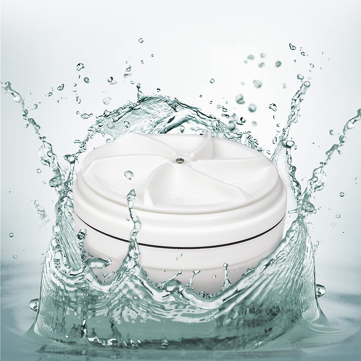 Portable Mini Washing Machine Ultrasonic Turbo Portable Washer with USB for Home Business Travel College House RV Apartment Turbo Washing Machine Cleaning Socks Underwear Dishes