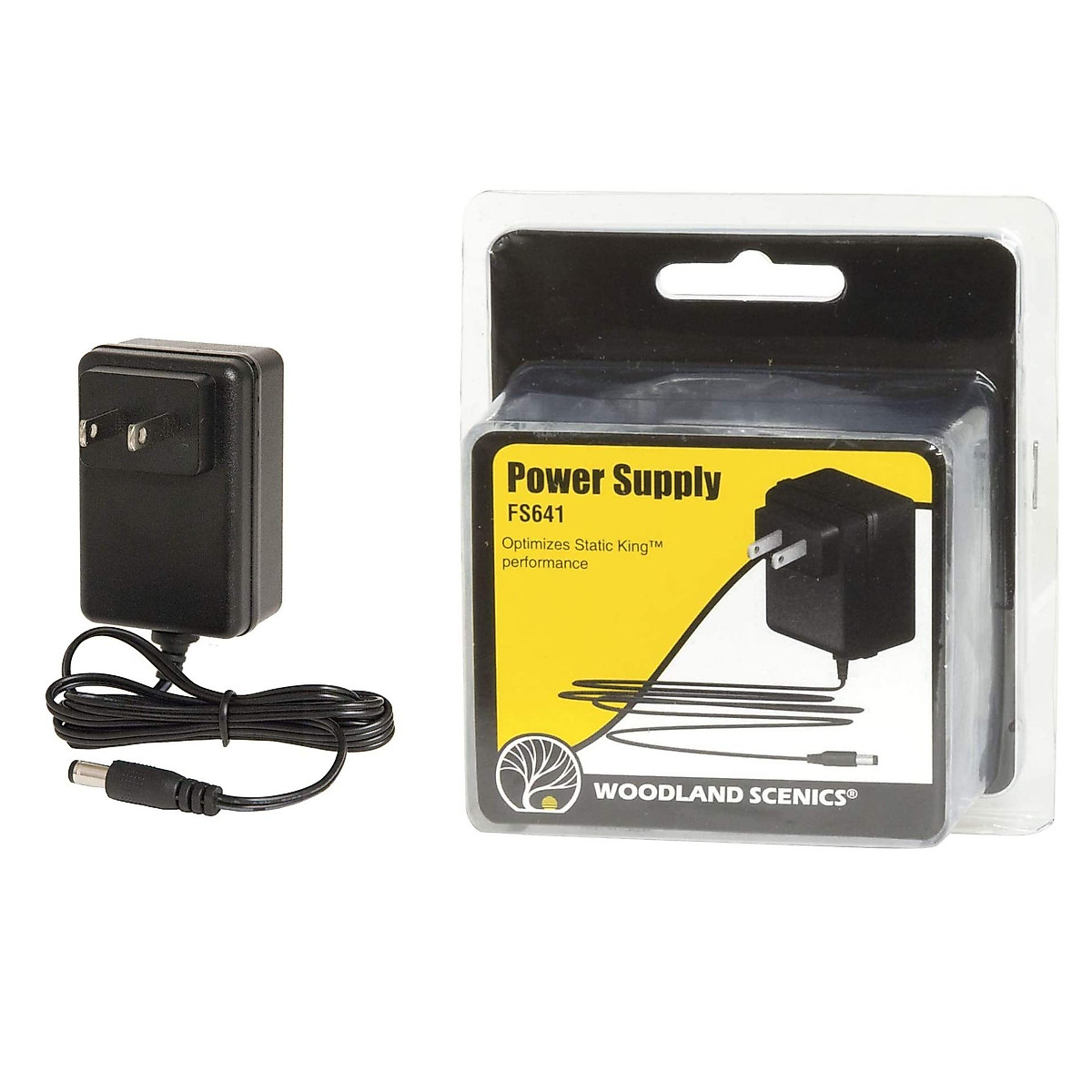 Woodland Scenics Static King FS639 and Power Supply FS641 with Make Your Day Curved Tweezers