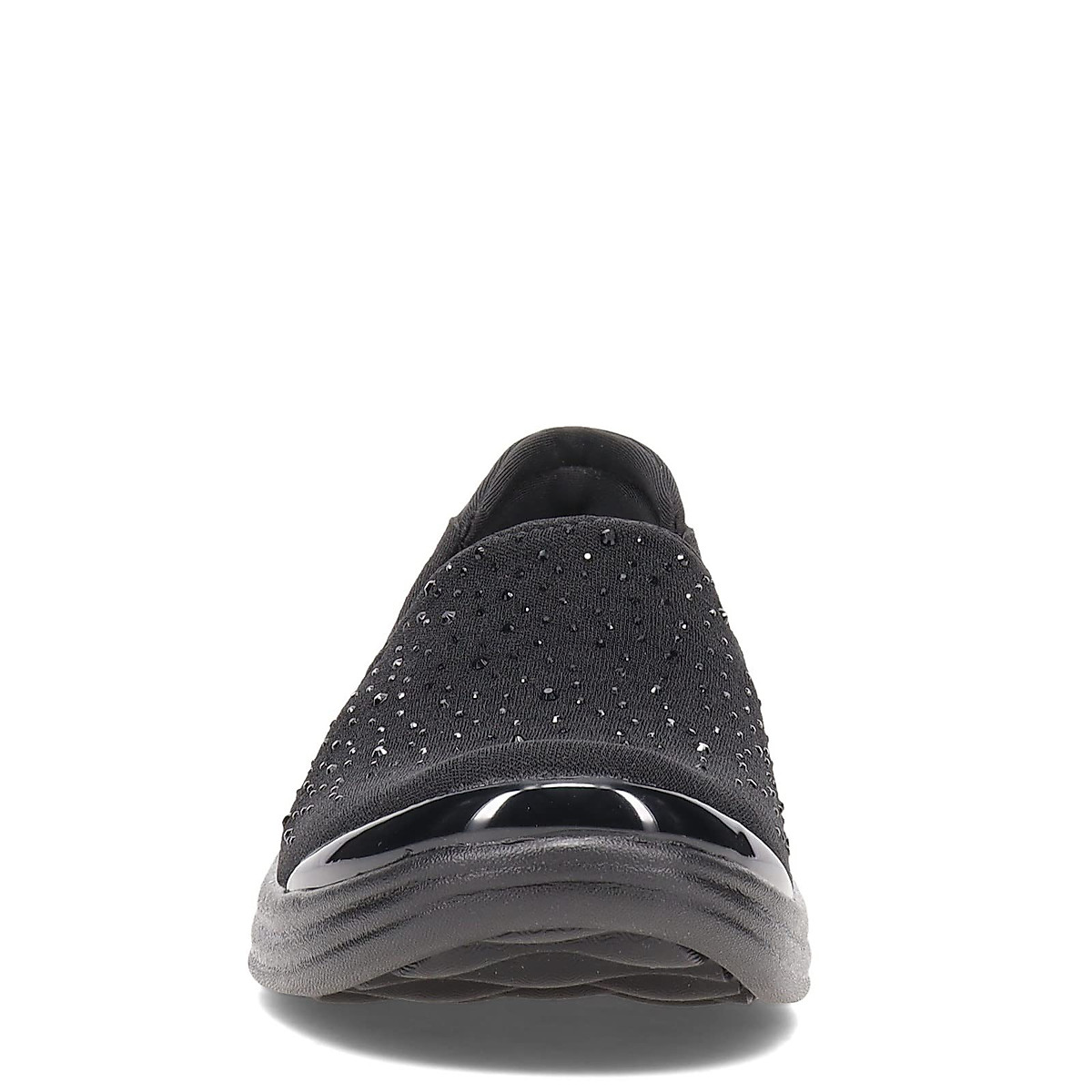 BZees Womens Poppyseed Loafer, Black, 7.5 US