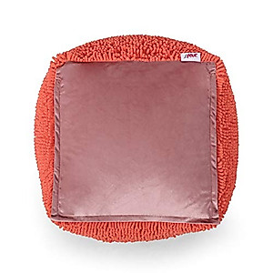 Christopher Knight Home Moloney Pouf, Coral