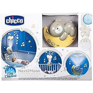 Chicco Next2Moon Projector Neutral cot, Beige