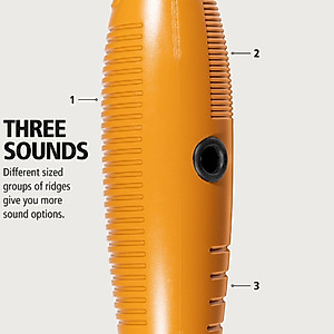 Meinl Percussion Turbo Guiro with Scraper, Three Sound Zones — NOT Made in China — for Latin American Music, 2-Year Warranty (GU9)