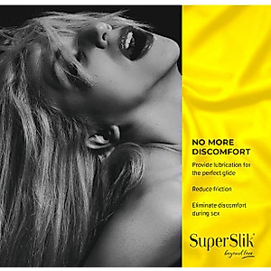 Super Slik Personal Lubricant for Fisting and Anal Sex - Thick and Long Lasting Back-Door Gel - Hybrid Silicone and Water Based Anal Lube for Men | Women | and Couples - 500-ml (17 oz)