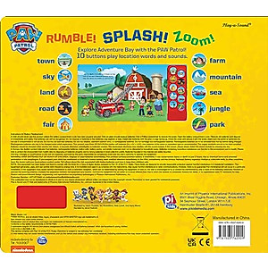 Nickelodeon Paw Patrol: Land, Sea, and Sky! Sound Book