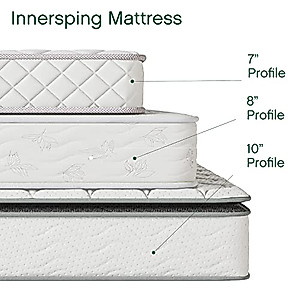 Classic Brands Serena Pillow Top Innerspring 10-Inch Mattress | Bed-in-a-Box California King