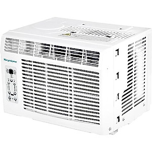 Keystone Energy Star 14,500 BTU Window Mounted Air Conditioner & Dehumidifier with Smart Remote Control - Window AC for Apartment, Living Room, Garage, Medium-Large Rooms up to 650 Sq.Ft.