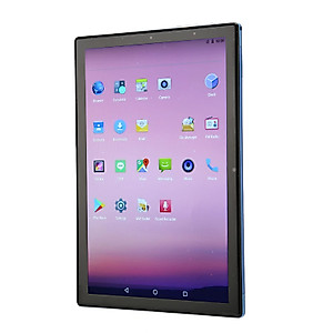 10 Inch Tablet Blue Tablet 100‑240V IPS HD Large Screen 8 Core CPU for Travel (US Plug)