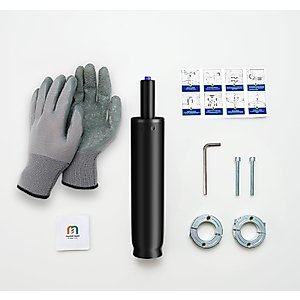 MASTERY MART Gas Lift Cylinder Replacement - 4'' Travel Length with Removal Tool, 1000 lbs Capacity, Universal Size Fits Most Office Chairs - Hydraulic Pneumatic Shock Piston - Class 4 (Matte Black)